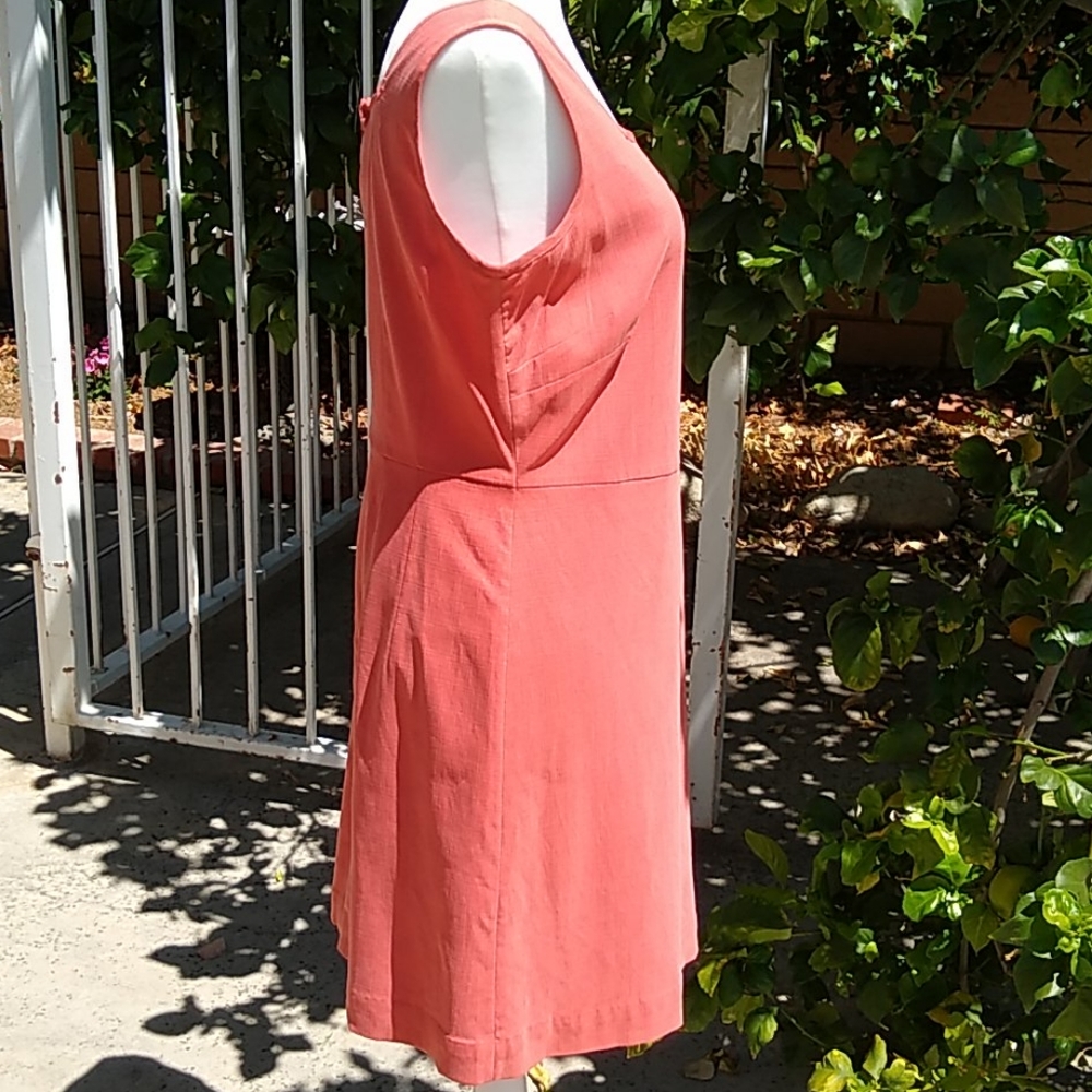 Tommy Bahamas Coral Square Neck Silk Shift Pencil Dre… - Gem